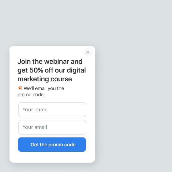 Smart Pop-ups | SendPulse