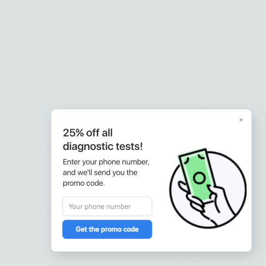 Smart Pop-ups | SendPulse